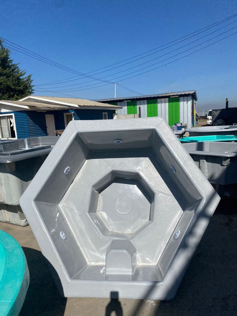 Piscina SPA Jacuzzi 1,7 Hexagonal Prof. 1,0 parejo (con 3 Hidromasajes ...